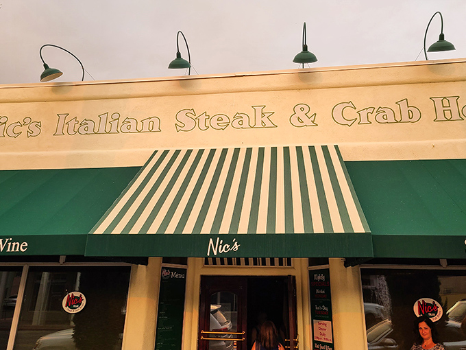 Nic's green-and-white awning is like the opening credits to a blockbuster meal&mdash;setting the stage for Italian-influenced steak stardom.