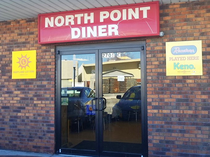 North Point Diner's solid brick construction suggests food as dependable as the building that houses it.
