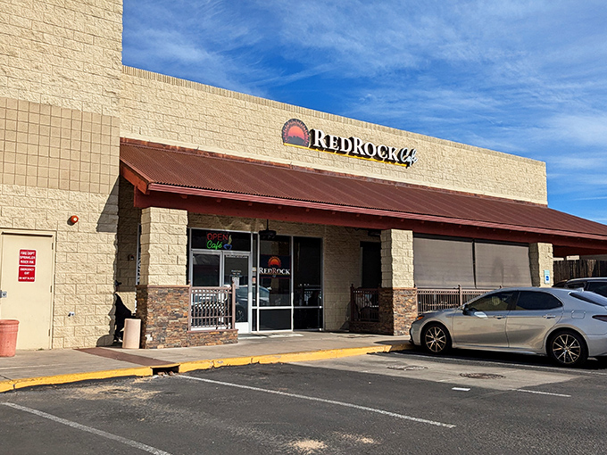 RedRock Caf&eacute;'s stone facade blends perfectly with Sedona's landscape &ndash; a taste of local flavor in every sense.
