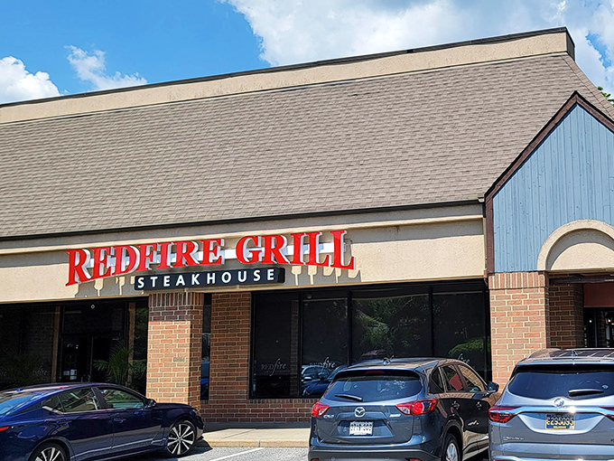 Redfire Grill's understated shopping center location is the culinary equivalent of Clark Kent&mdash;ordinary outside, super inside!