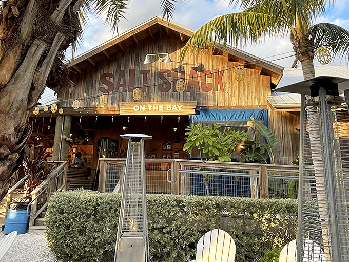 Salt Shack's rustic wooden charm is the perfect backdrop for seafood that tastes like the ocean just handed it to you personally.