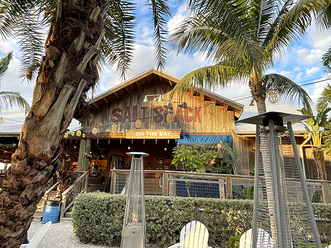 Salt Shack's rustic wooden exterior is like a treasure chest &ndash; unassuming until you discover the seafood gold inside.