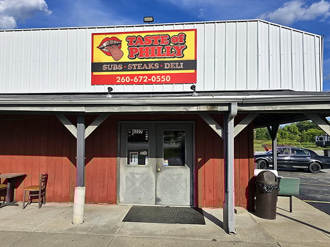 Taste of Philly's barn-red building houses cheesesteak treasures that would make Rocky climb those steps all over again.