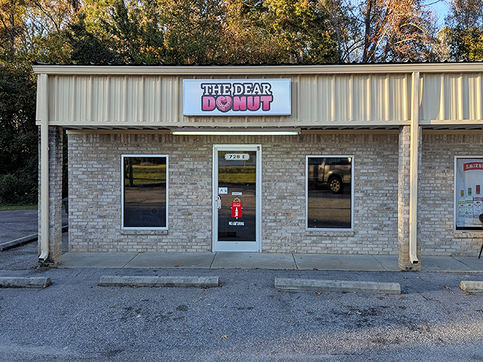 Unassuming hero! The Dear Donut's simple exterior is like finding a diamond in the rough—modest outside, magnificent inside.