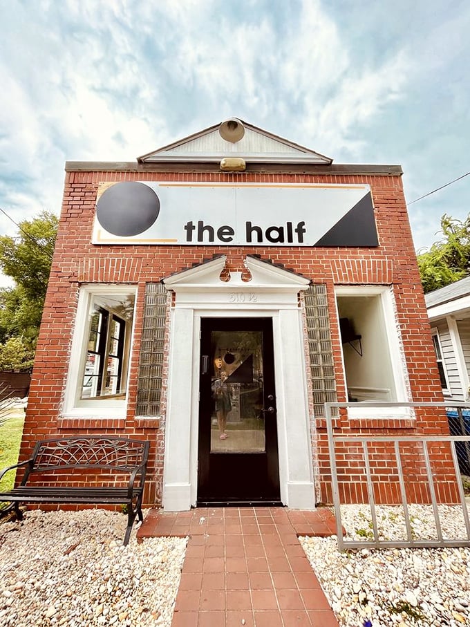 The Half's brick charm reminds you that the best neighborhood spots often hide treasures.