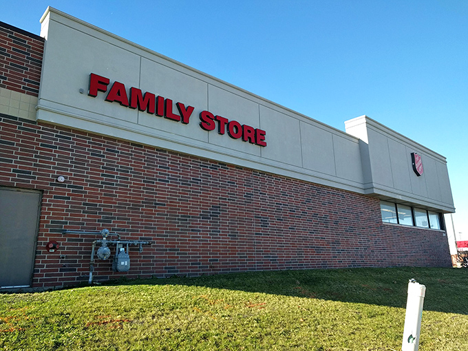 The Salvation Army's family-friendly exterior welcomes everyone to discover their next favorite find together.
