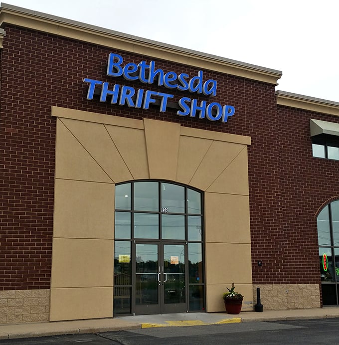 The Bethesda sign might make you think of biblical miracles, but the real miracle is finding that perfect lamp for your reading nook at one-tenth the retail price.