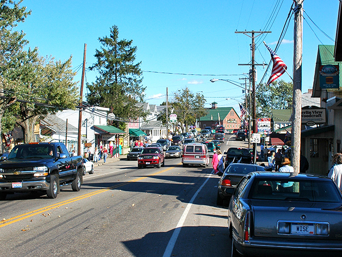 Traffic moves at buggy speed here – and nobody's complaining about the peaceful pace of life.
