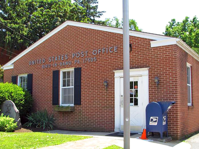 This tiny post office in Bird-in-Hand handles mail with the personal touch Amazon forgot.