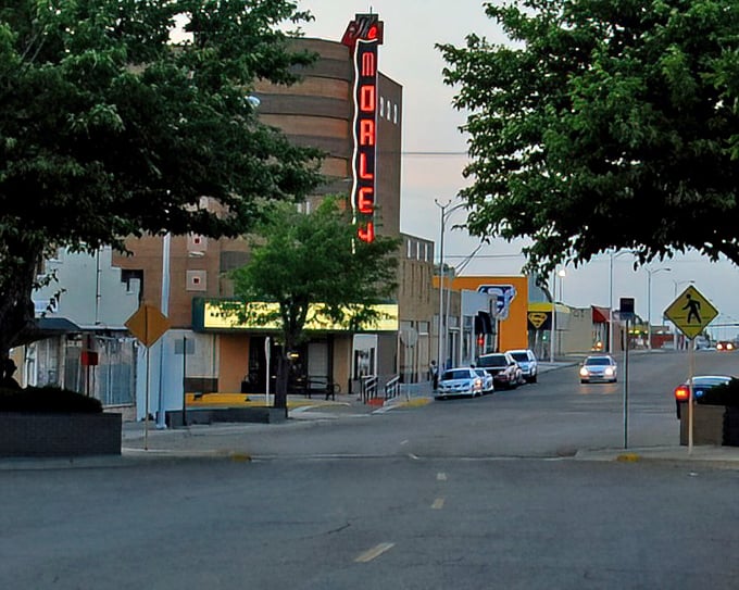 Tree-shaded streets and local businesses create the perfect setting for affordable family living in West Texas.
