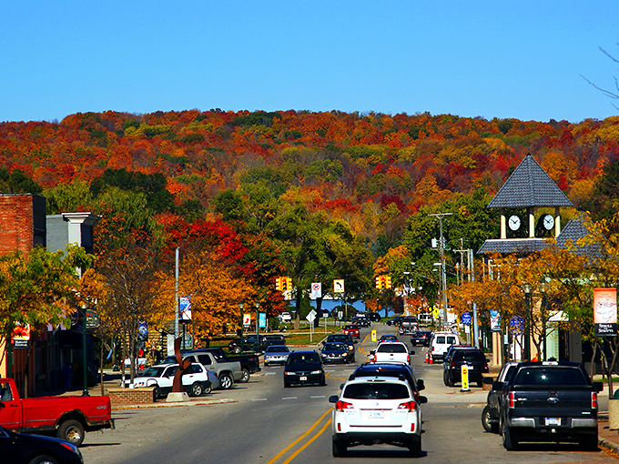 Boyne City's main street welcomes visitors like a favorite aunt who always has fresh cookies waiting.