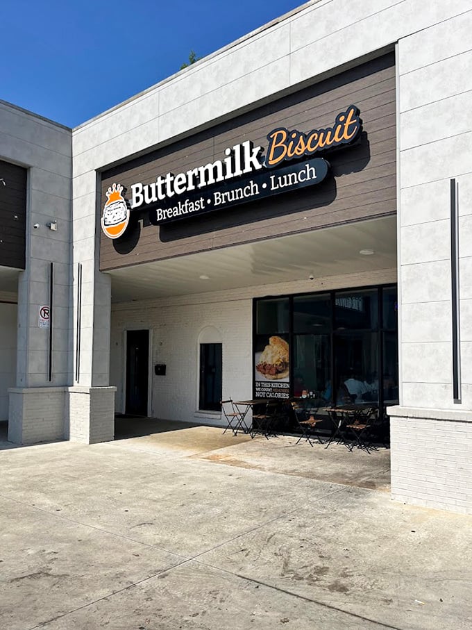 Clean lines can't hide the buttery magic happening inside this biscuit lover's paradise.