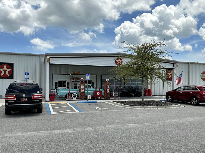 Classic roadside Americana meets serious car collecting in this charming St. Augustine automotive time capsule.