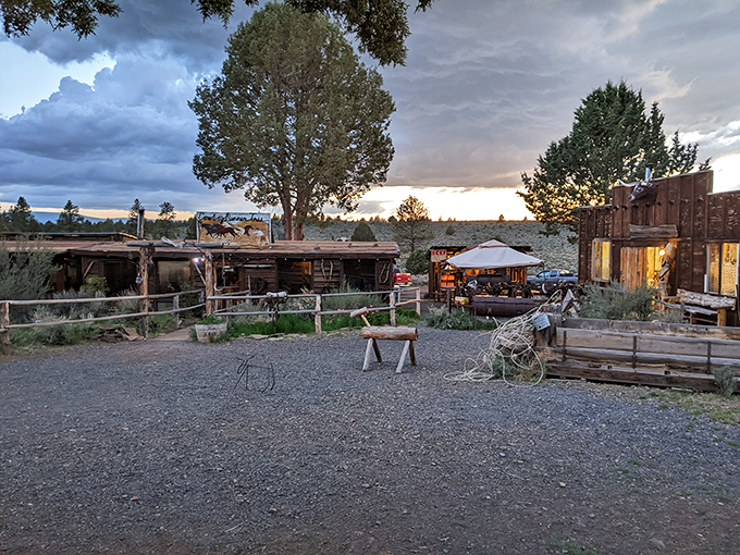 This frontier-style setting serves steaks that would make John Wayne himself tip his cowboy hat.