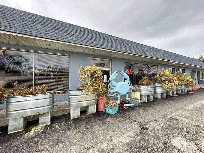 Sometimes the best crabhouses look exactly like what they are - honest, welcoming, and ready to serve serious seafood.