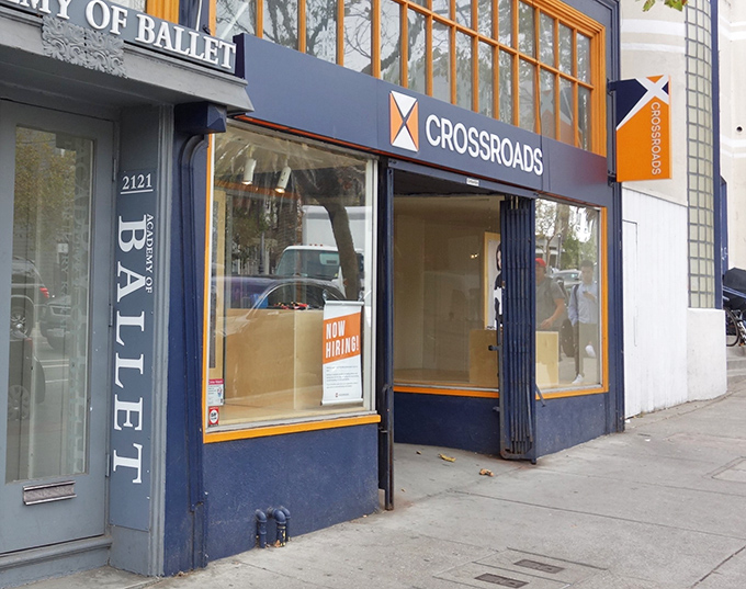 This sleek storefront proves that thrift shopping can be as stylish as the trendy neighborhoods it calls home.
