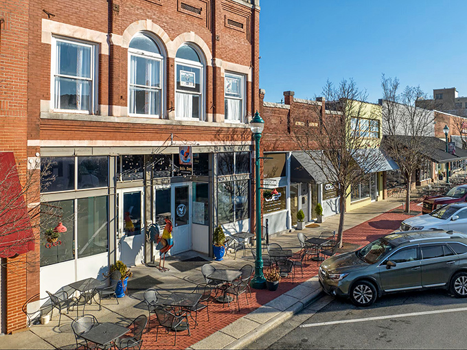 Dalton's downtown district &ndash; where military precision meets civilian-friendly prices on everything from gas to groceries.