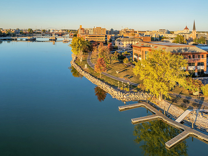 Green Bay's bridge frames the city like a perfect postcard&mdash;connecting neighborhoods while offering stunning views that even non-Packers fans can appreciate.