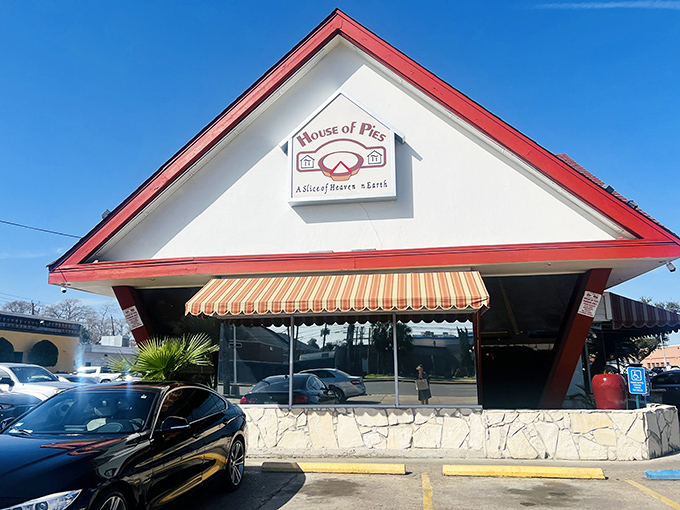 That charming awning invites you into a world where calories don't count and breakfast is served with a side of nostalgia.