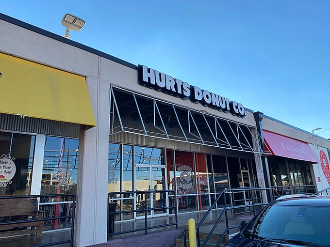 Clean contemporary lines house seriously fun donuts that prove innovation and tradition make perfect partners.