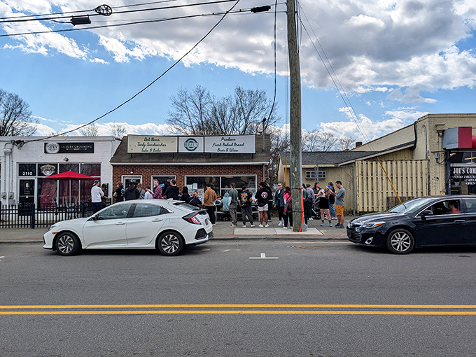 Long lines during lunch rush tell the whole story about quality that keeps people coming back.
