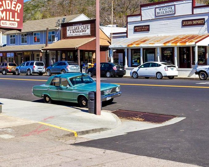 Mountain town charm spreads across golden hills like butter on warm apple pie.