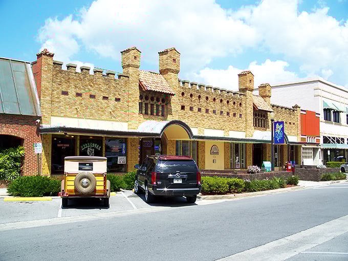 Classic downtown architecture meets modern conveniences in this charming lake town where every storefront tells its own story.