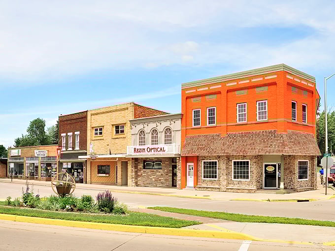 Merrill&rsquo;s main street shops stand side by side, offering small-town charm with prices that respect your wallet.