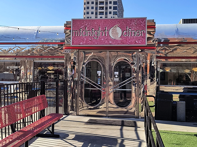 Those porthole windows hint at the submarine-sized portions and ocean of flavor waiting inside this gem.