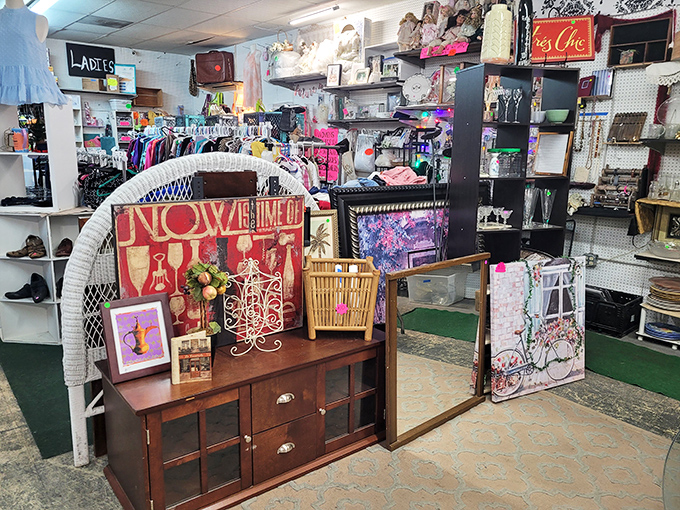 Inside this cozy shop, vintage treasures and modern finds mingle like guests at the world's most affordable cocktail party.