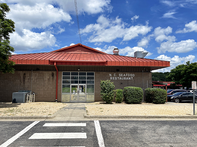 Classic cafeteria-style dining where substance trumps style and every bite delivers authentic coastal satisfaction.