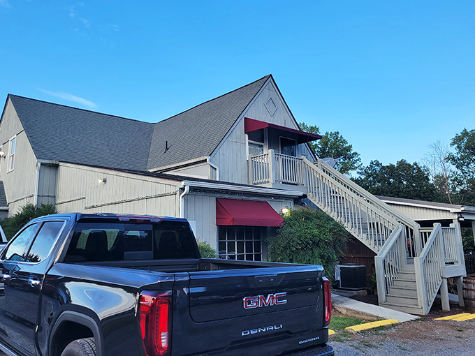 This unassuming exterior hides a steak lover's paradise. Sometimes the best treasures come in modest packages.