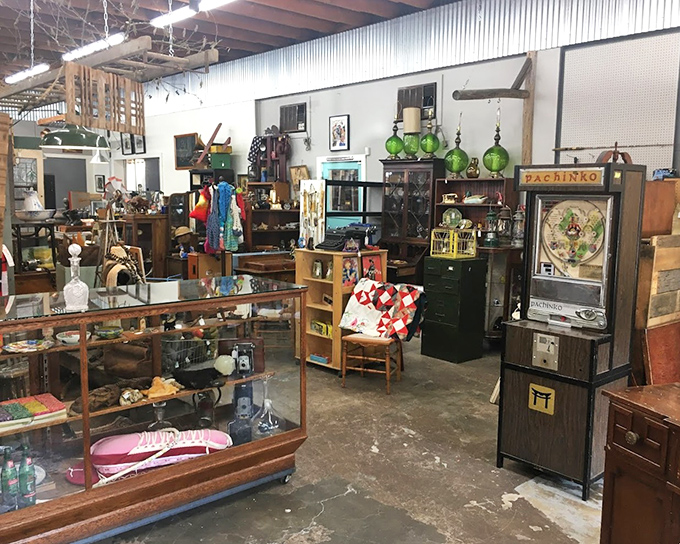 Inside this treasure cave, every corner holds the potential for that perfect find you didn't know you needed.