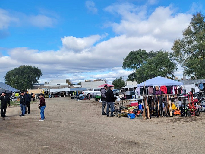 Exploring the vibrant open-air market at Plaza International in Grand Rapids, Michigan &mdash; a lively hub of culture, community, and unique finds!