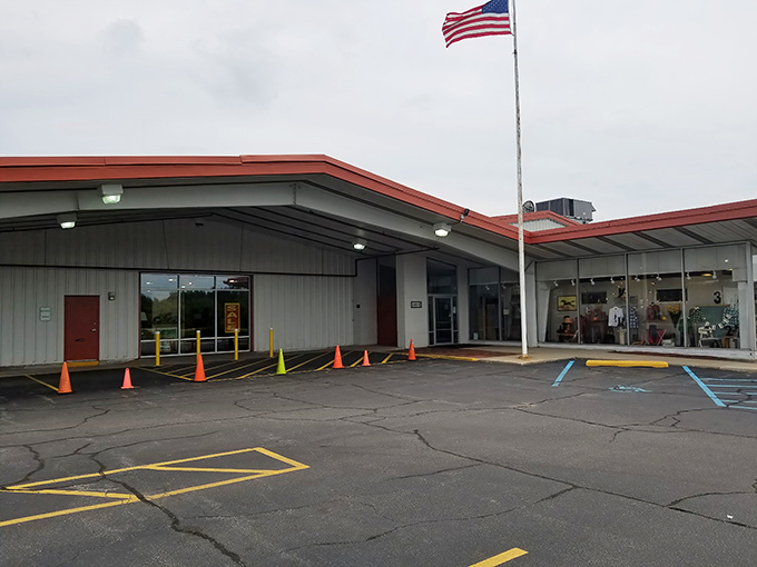 That friendly entrance promises good things ahead &ndash; secondhand shopping just got a whole lot more inviting here.