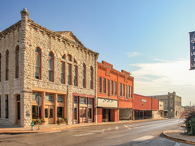 Stephenville's limestone buildings glow with that special Texas sunlight that makes photographers swoon. Small towns just know how to make an entrance!