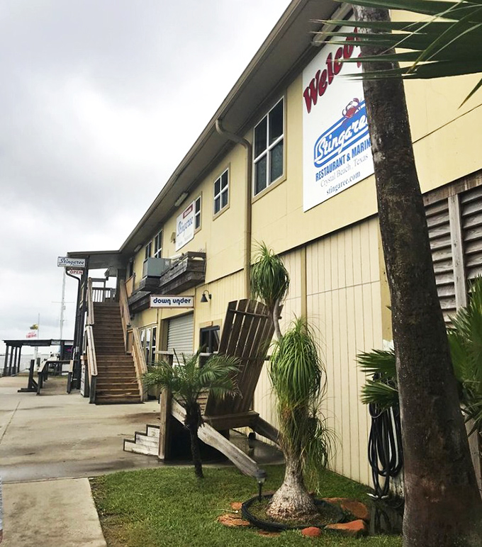 Where boats meet bibs. Stingaree's marina-side location ensures seafood doesn't travel far from water to plate.