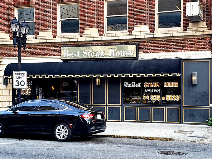 Downtown brick buildings often house the city's best-kept culinary secrets, especially when steak's the specialty.