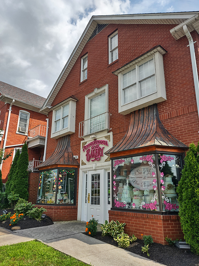 Those elegant bay windows showcase what's inside &ndash; a temple of buttercream where cookie decorating is elevated to fine art.