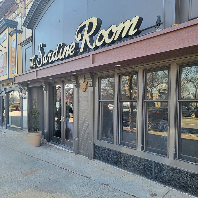 Peek through The Sardine Room's windows and you might catch a glimpse of the magic happening inside this Plymouth treasure.