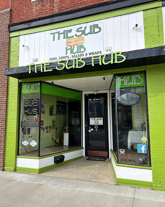 Bright, welcoming, and impossible to miss. Behind those glass doors awaits a world of simple pleasures done exceptionally well.