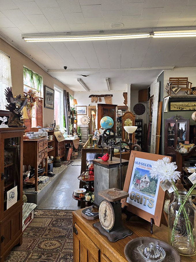 Peek inside The Treasure Chest and you'll find organized chaos of the best kind&mdash;where every shelf tells a story and every item has history.