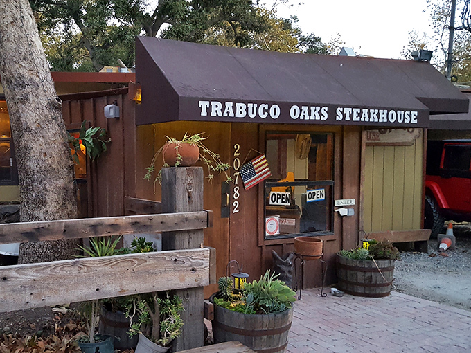 This humble wooden hut with its rustic charm might not look fancy, but steak aficionados know: it's what's inside that counts.