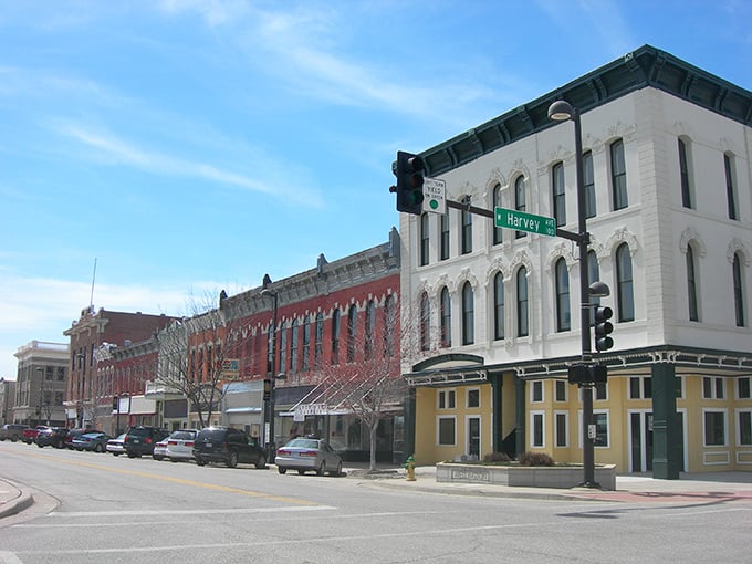 Historic storefronts along Harvey Street whisper tales of Wellington's colorful past while offering modern-day affordability that would make your accountant smile.