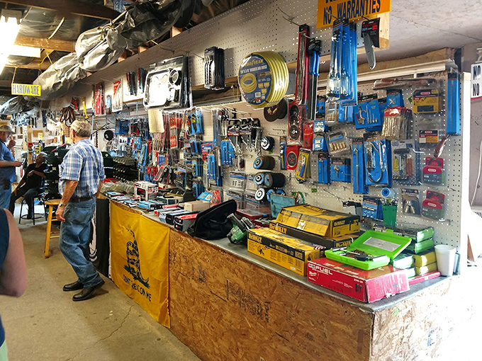 Here's where the serious tool collectors gather, surrounded by enough vintage equipment to make Tim "The Tool Man" Taylor weep with joy.