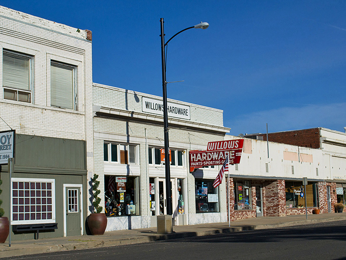 Willows Hardware's classic storefront reminds us when every town had that one place with absolutely everything.