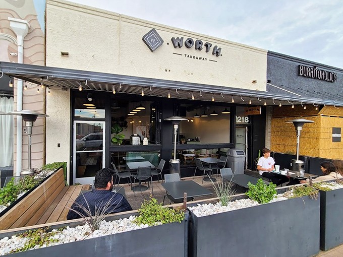 Clean lines and thoughtful design reflect the careful attention paid to every sandwich ingredient inside.