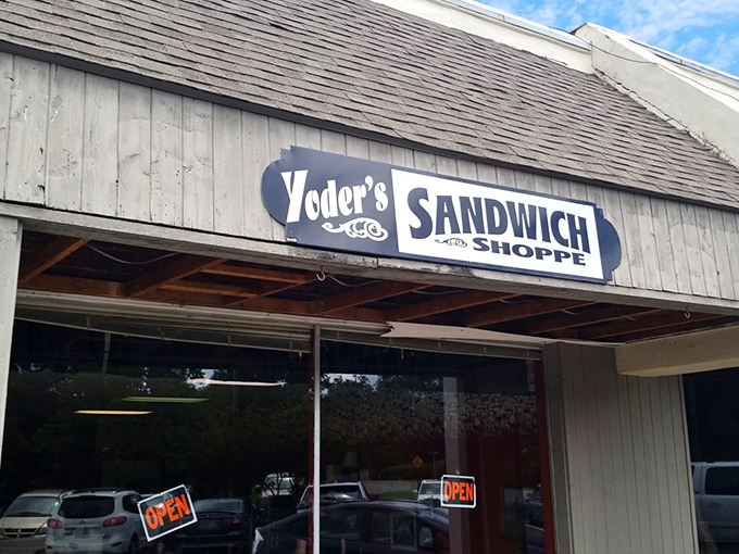 Simple wooden siding and an unpretentious sign &ndash; Yoder's is the sandwich equivalent of comfort food. This place doesn't need fancy decor when the sandwiches speak volumes.