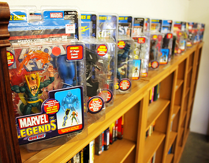 Superhero figures stand at attention, ready for new adventures. These plastic protectors cost a fraction of their original price&mdash;no origin story required.