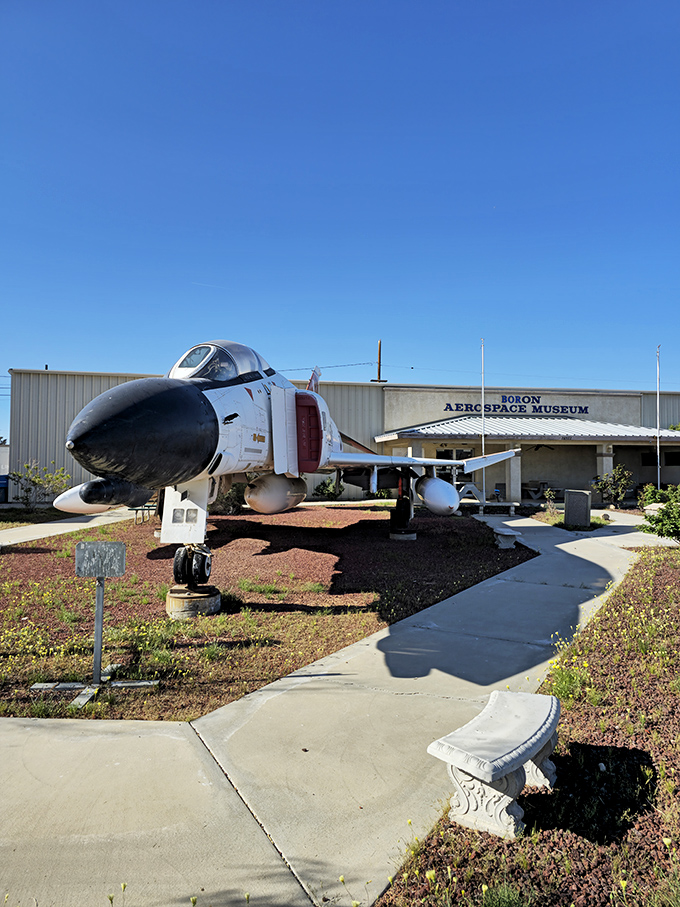 Fighter jets don't retire to Florida&mdash;they come to Boron's Aerospace Museum, where desert air keeps them pristine for generations to appreciate.